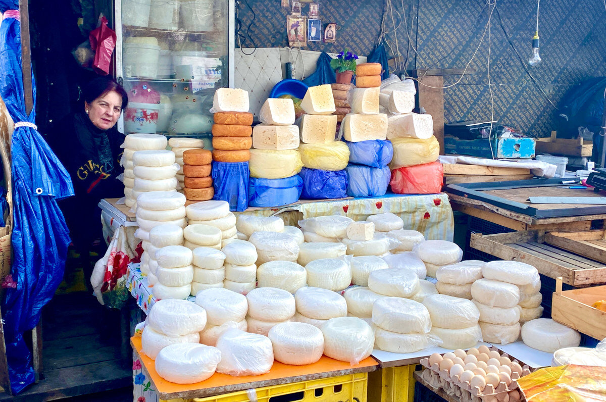 Fromages géorgiens & produits laiti | Sulguni | Imeruli | Tenili | Matsoni